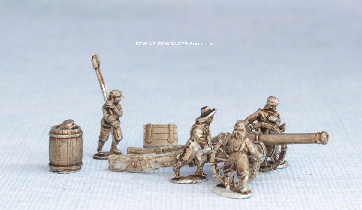 ECWA 02. Saker medium gun with crew – Steel Fist Miniatures