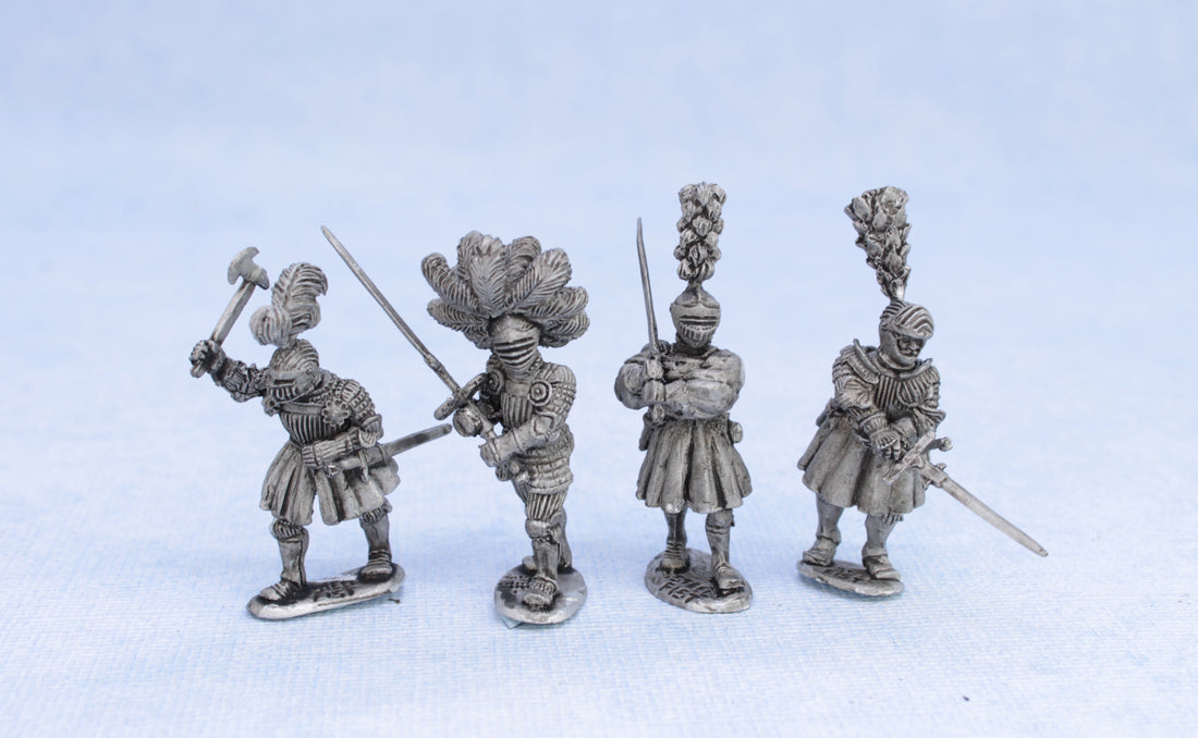 REN 29. Foot Knights Attacking (B) – Steel Fist Miniatures
